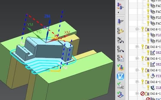 UG编程-面铣区域移动设置无效完美解决方案