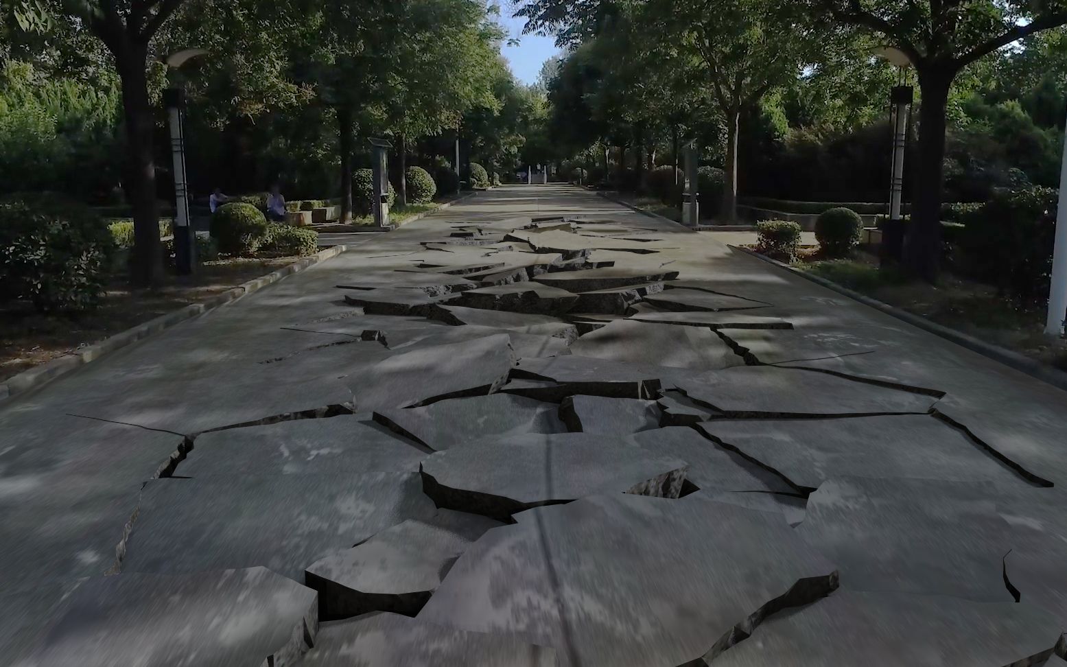 视效中心 5期 超酷的地面裂开特效AE教程