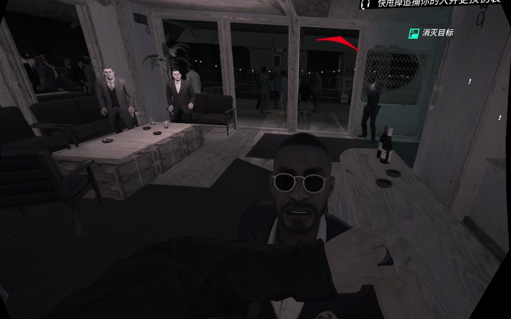 VR游戏 HITMAN 3 杀手3也能用VR玩了 体验下挺难操作的~