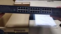 TP-LINK24口千兆POE供电非网管无线AP乙太网交换机多口影片监控...