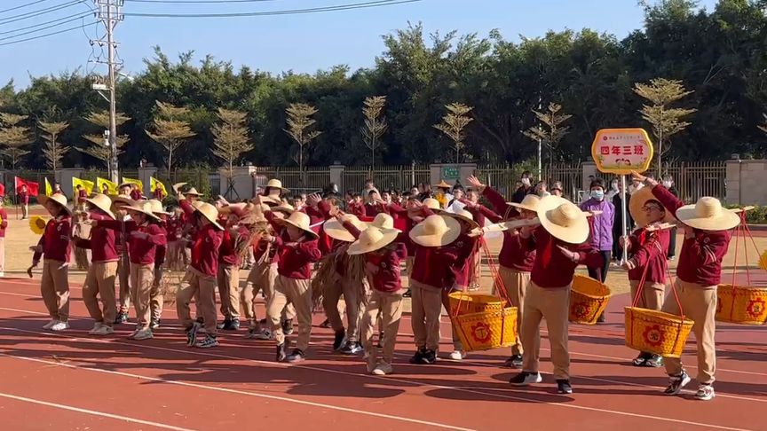 运动会开幕式,感受一下劳动人民的幸福生活