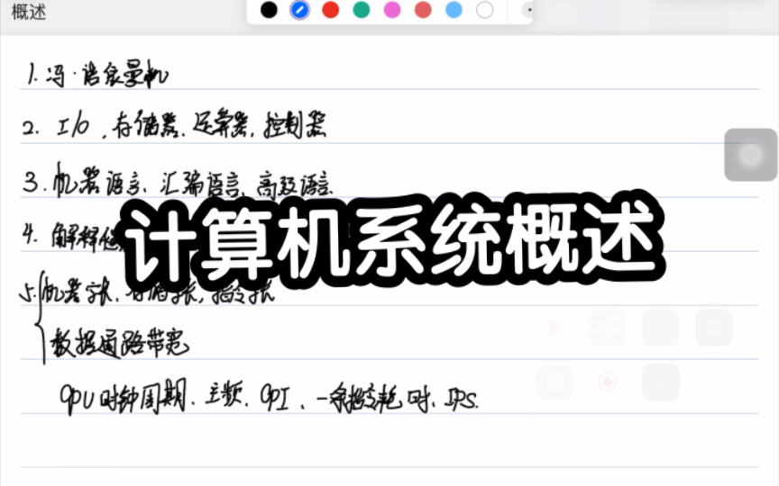 计算机组成原理复盘—计算机系统概述(冯·诺依曼机、现代计算机...