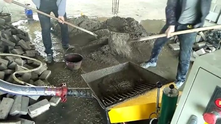 效率高二次构造柱输送泵,二次结构浇筑泵浇筑施工视频
