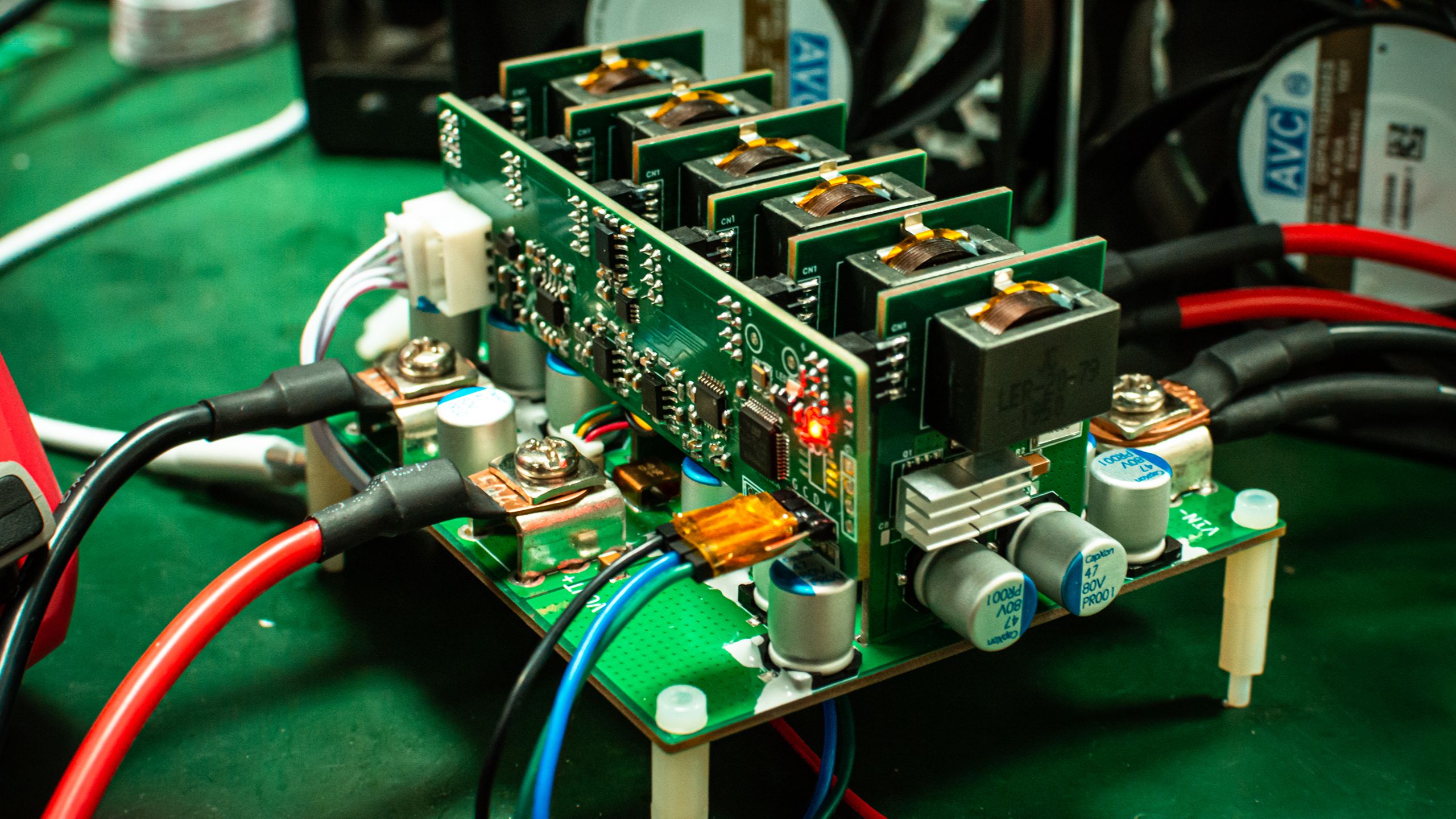 六相交错boost满载测试