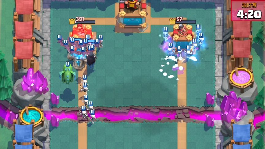 皇室战争:突然死亡模式新“无敌卡组”,拿两颗皇冠恐怖如斯