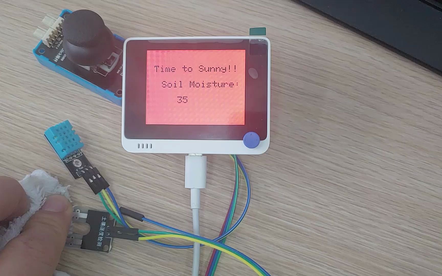 ...第12期--Wio Terminal”题目一,连接3-5传感器并在LCD屏展示数据