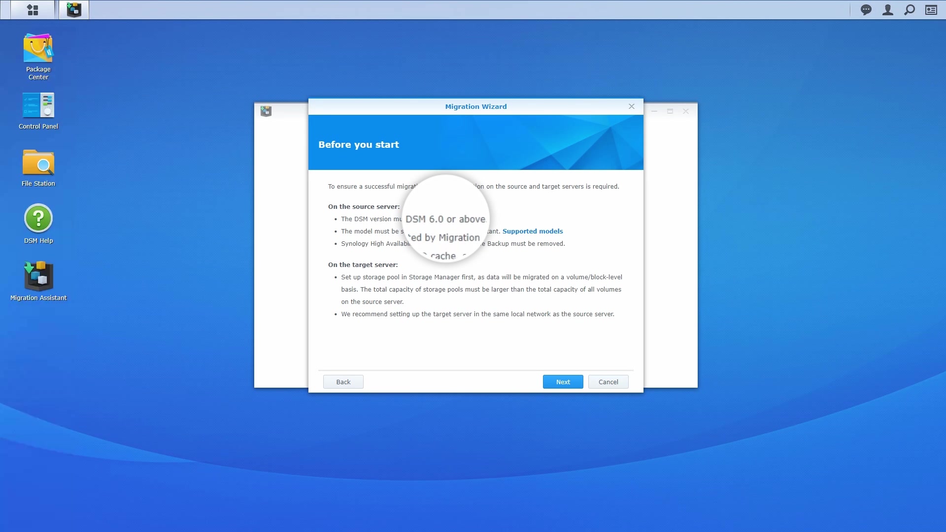 使用迁移助手 Migration Assistant 升级 Synology NAS | Synology群晖