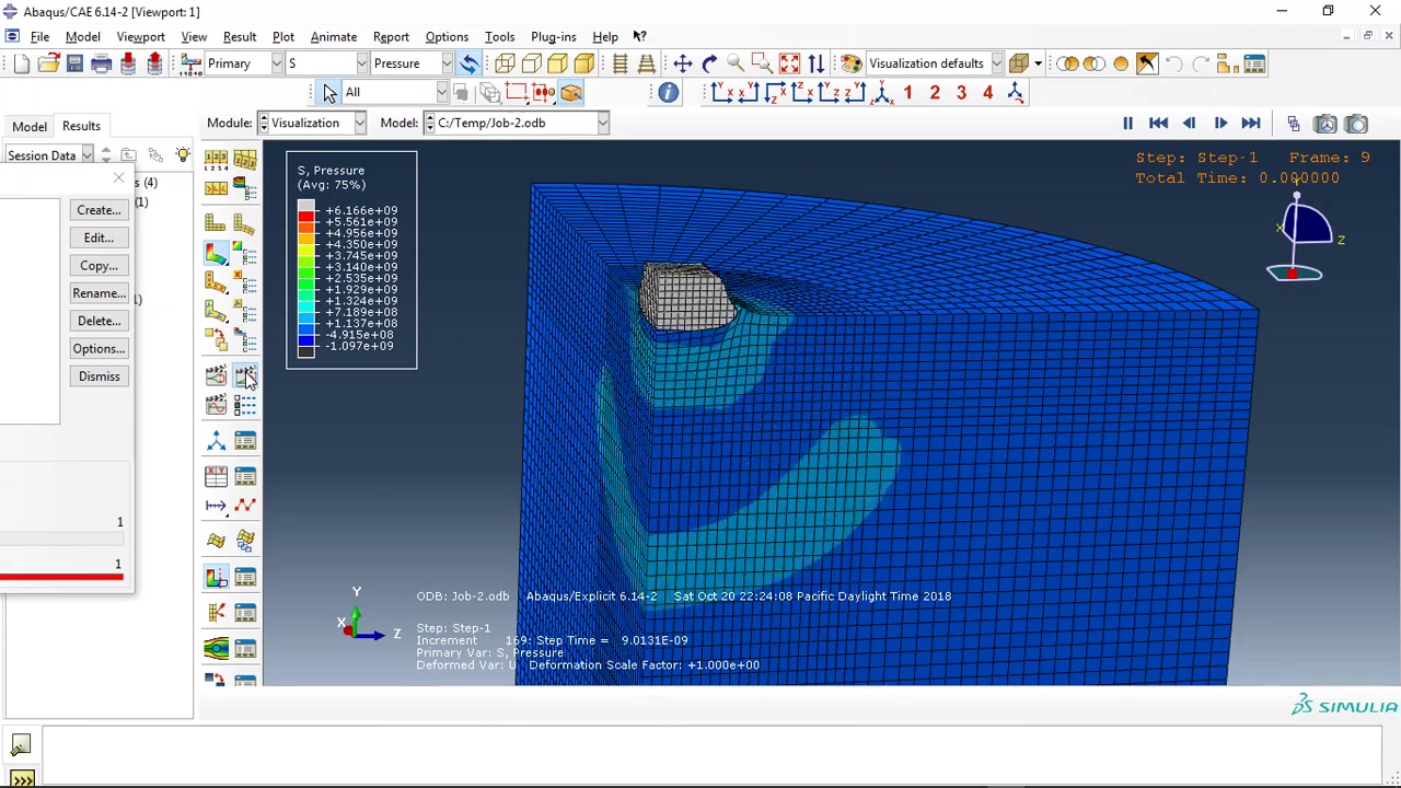 利用Abaqus中CEL方法模拟冷喷涂颗粒的沉积过程