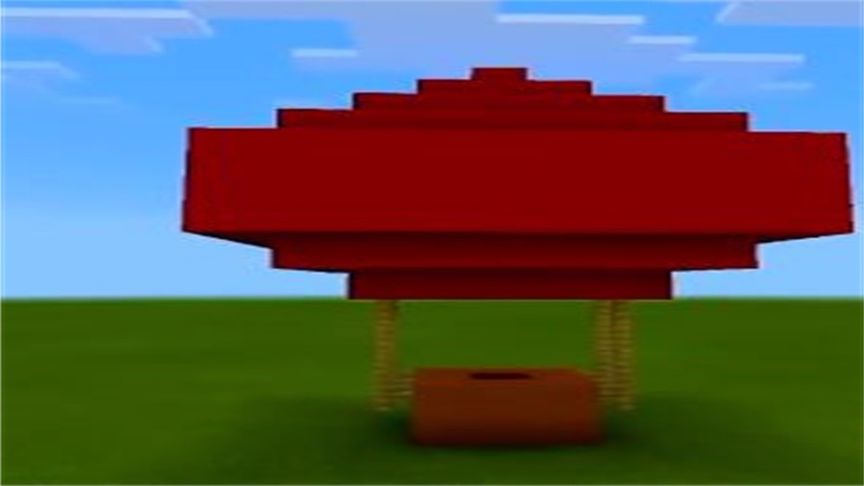 我的世界教程 如何制作全自动热气球?