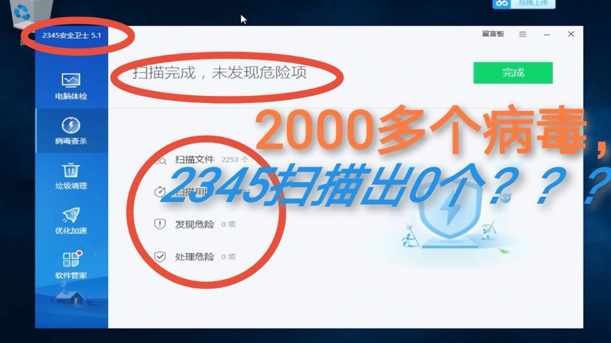 测试四款杀毒软件扫描能力,火绒竟然赶不上360?2345就是个废物