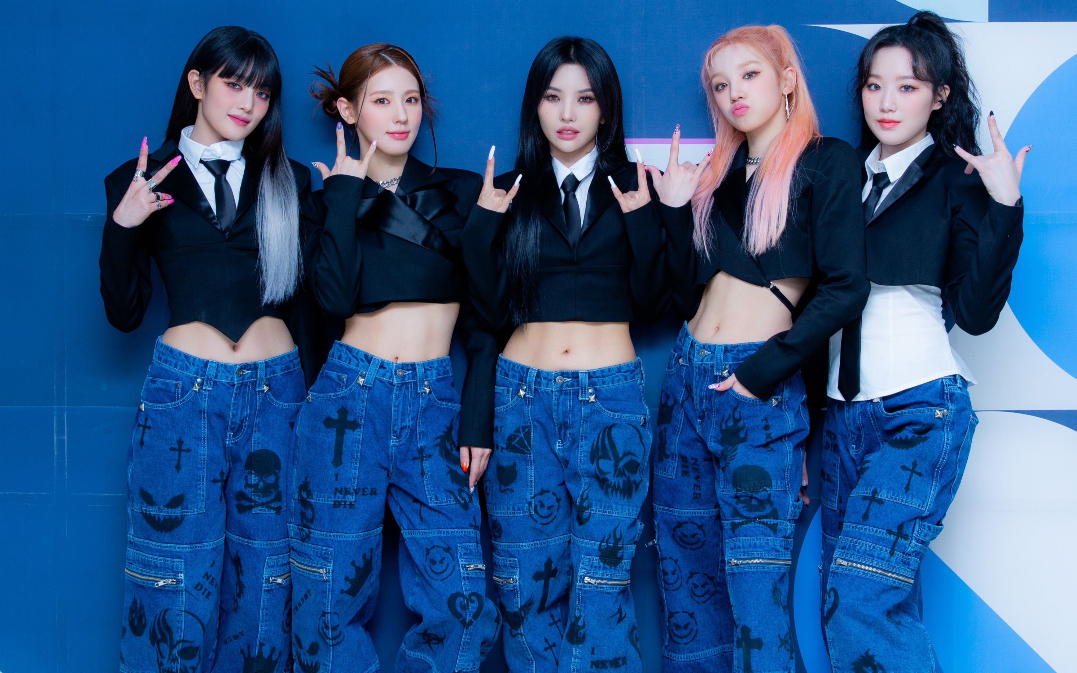 (G)I-DLE 人气歌谣 一位 220327 打歌 舞台 gidle 宋雨琦 Minnie 赵美延 ...