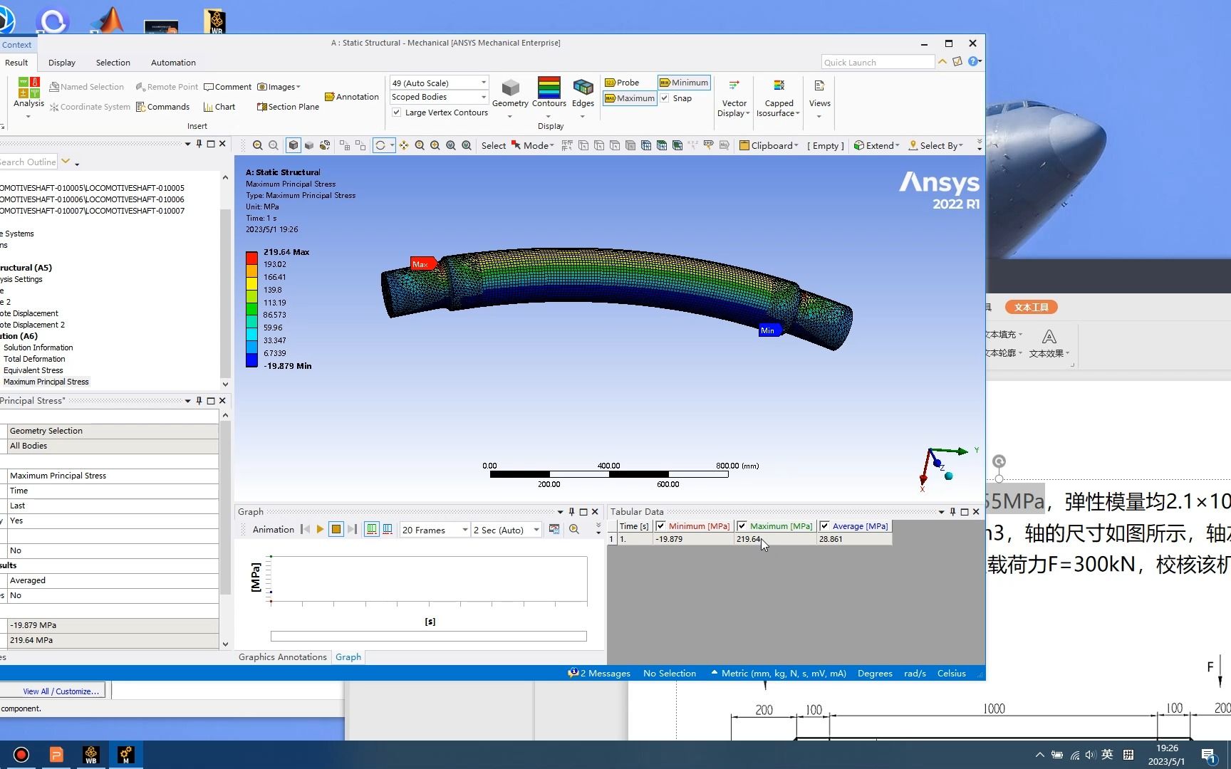 【ANSYS-Static Structural】机车轴结构静强度校核