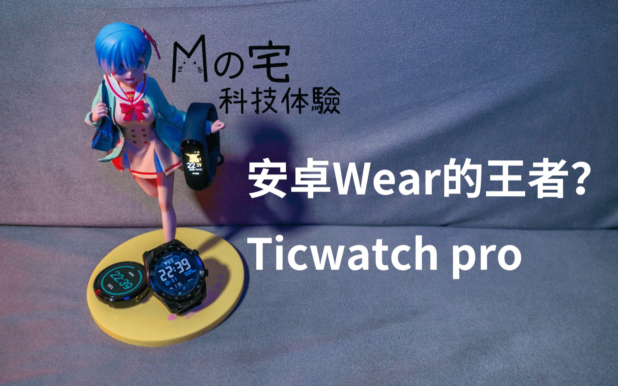 谷歌的弃婴?安卓wear的王者?ticwatch pro体验 #M的宅科技体验 第2期