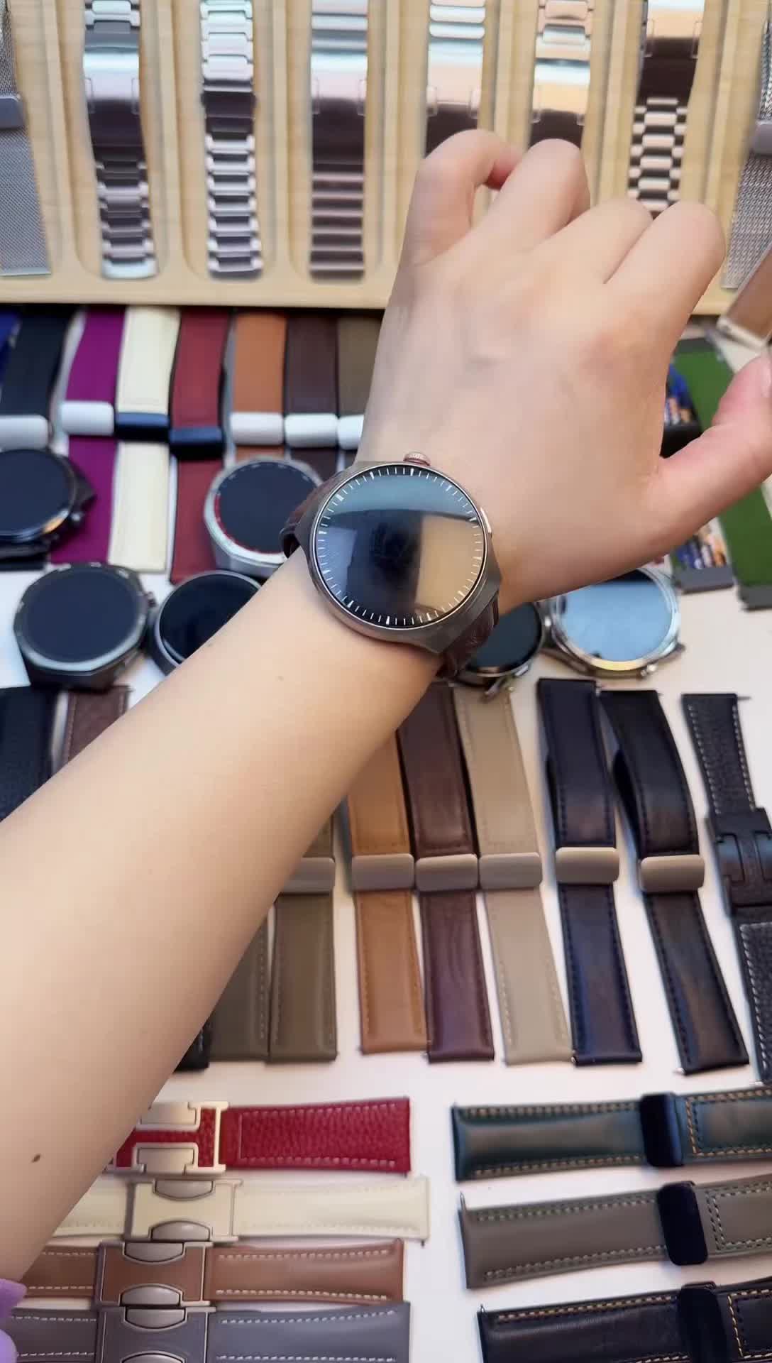 #好物推荐ߔ� #华为手表 #纯皮表带 #智能表带 @##抖音助手