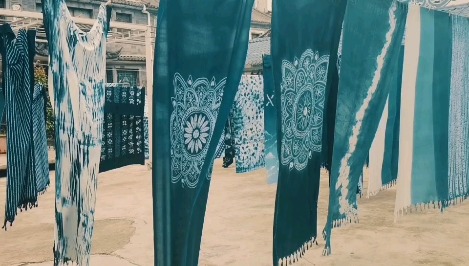 白族非遗扎染的传统技法