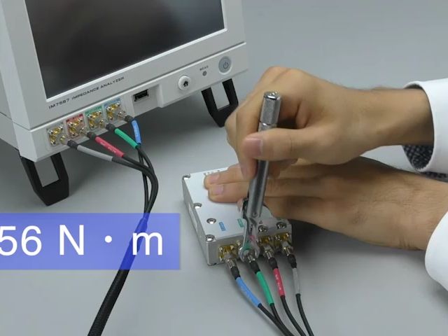 阻抗分析仪IM7580系列:测试头的连接方法