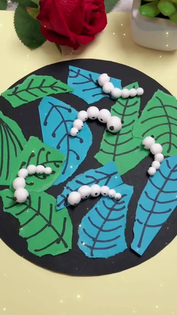 可爱的蚕宝宝也来啦