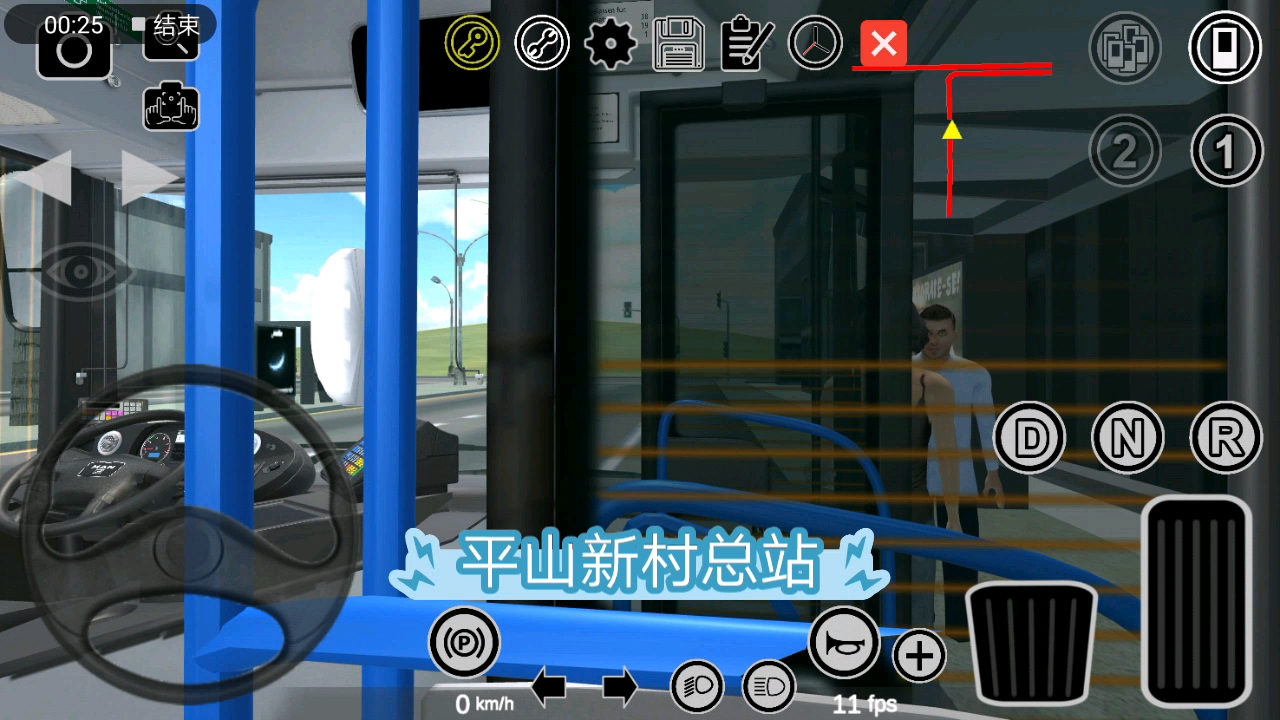 平山新村环线(如约巴士)为了保证村民的方便出行,无轨电车公司新开了...