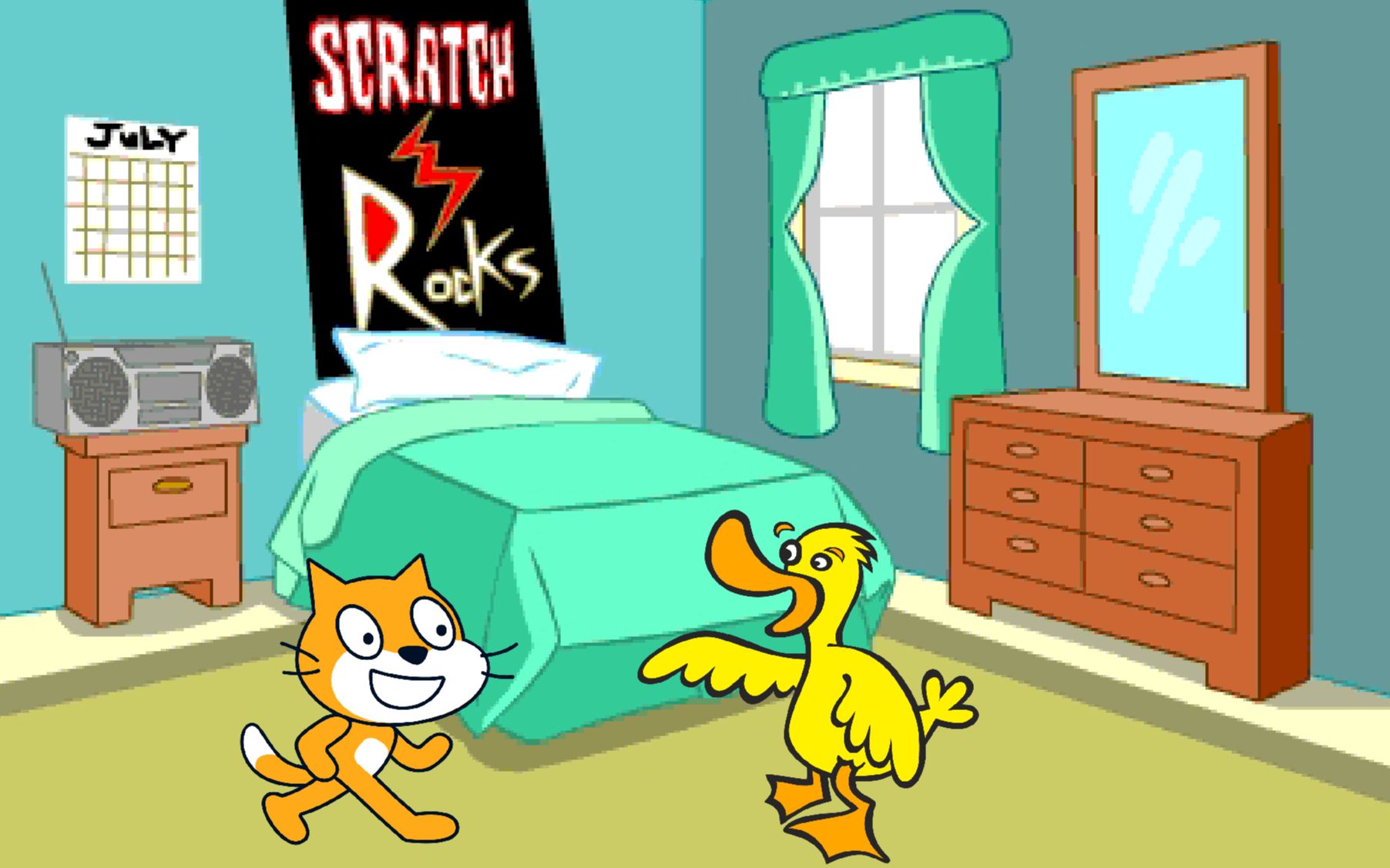 scratch趣味编程基础 第21课 小猫小鸭讲故事