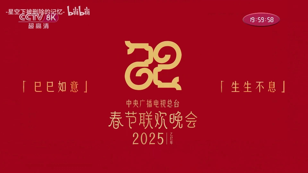 2025中央电视台春节联欢晚会 宣传海报