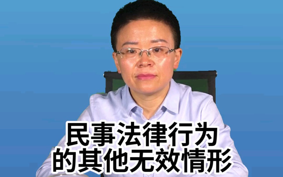 民事法律行为的其他无效情形