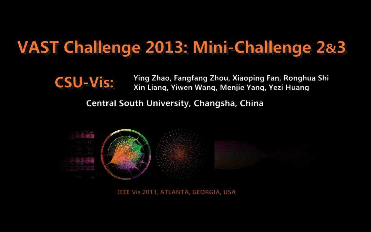 ...作品视频演示(复杂多源网络安全数据可视分析-中南大学可视化实验室)