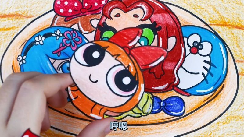 趣味定格动画系列:朵朵的糖果屋真的好神奇吖
