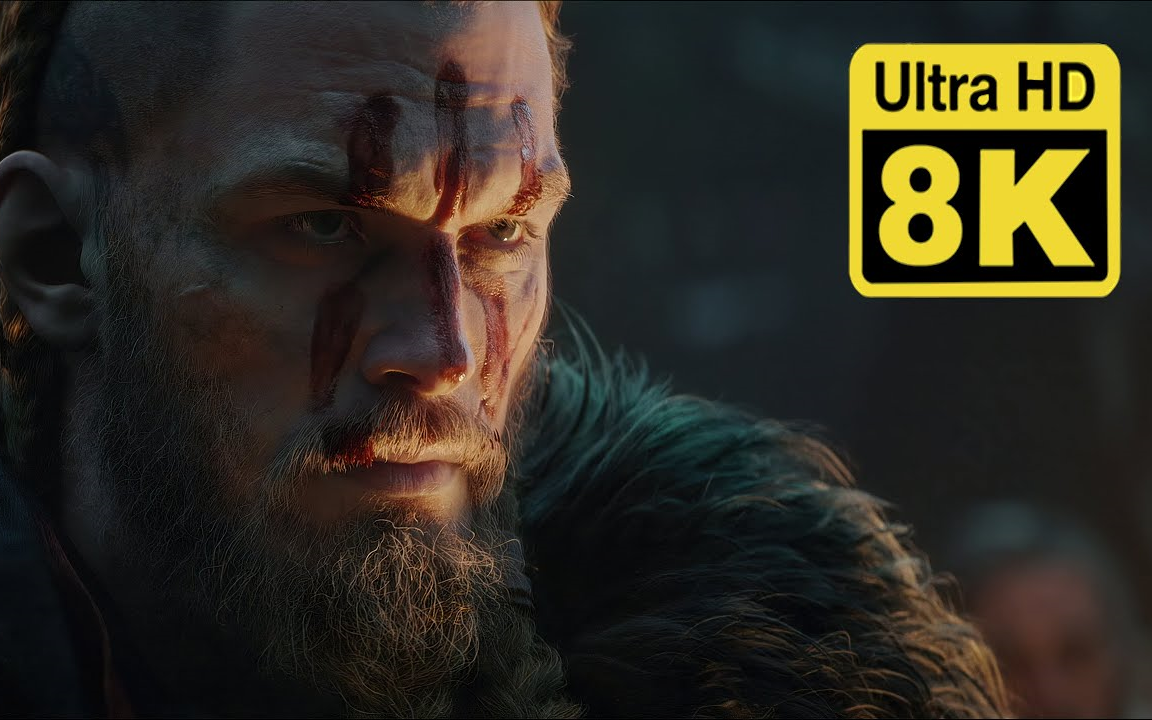 8K画质压制/【刺客信条英灵殿】预告片