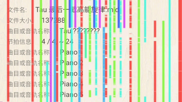 【黑乐谱】用钢琴模拟器测试Tau的最高潮