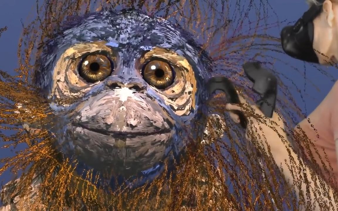 【VR绘画】虚拟现实绘画:猴子