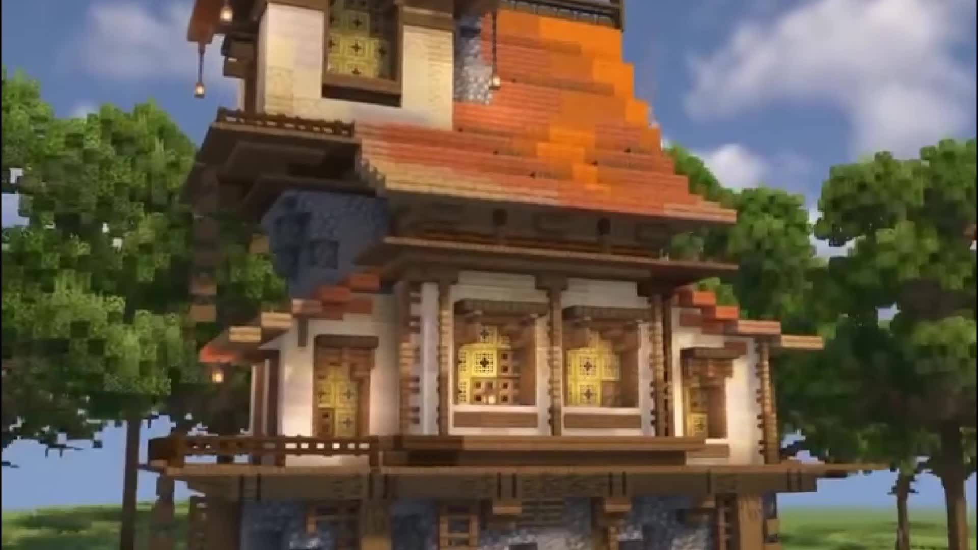 我的世界:建造创意精致别墅屋