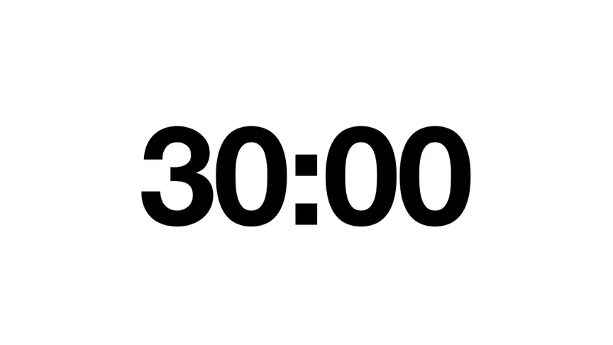30分钟计时器