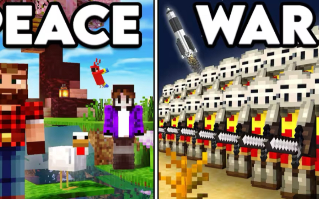 我的世界生存文明模拟实验第 1 集: 迄今为止规模最大的生存文明模拟...