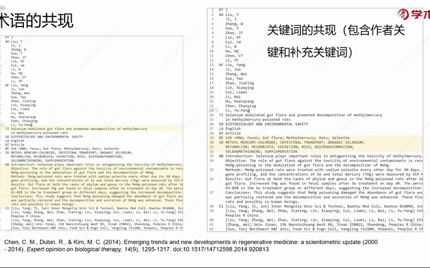 【第五集】-citespace术语和领域的共现分析