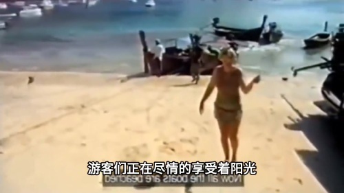 2004年印度洋大海啸来临时的可怕景象