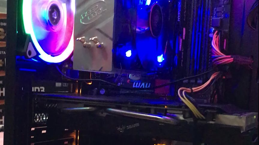 南宁老胡装机实例,I7-8700CPU配B360华硕主板,显卡烈焰战神1066