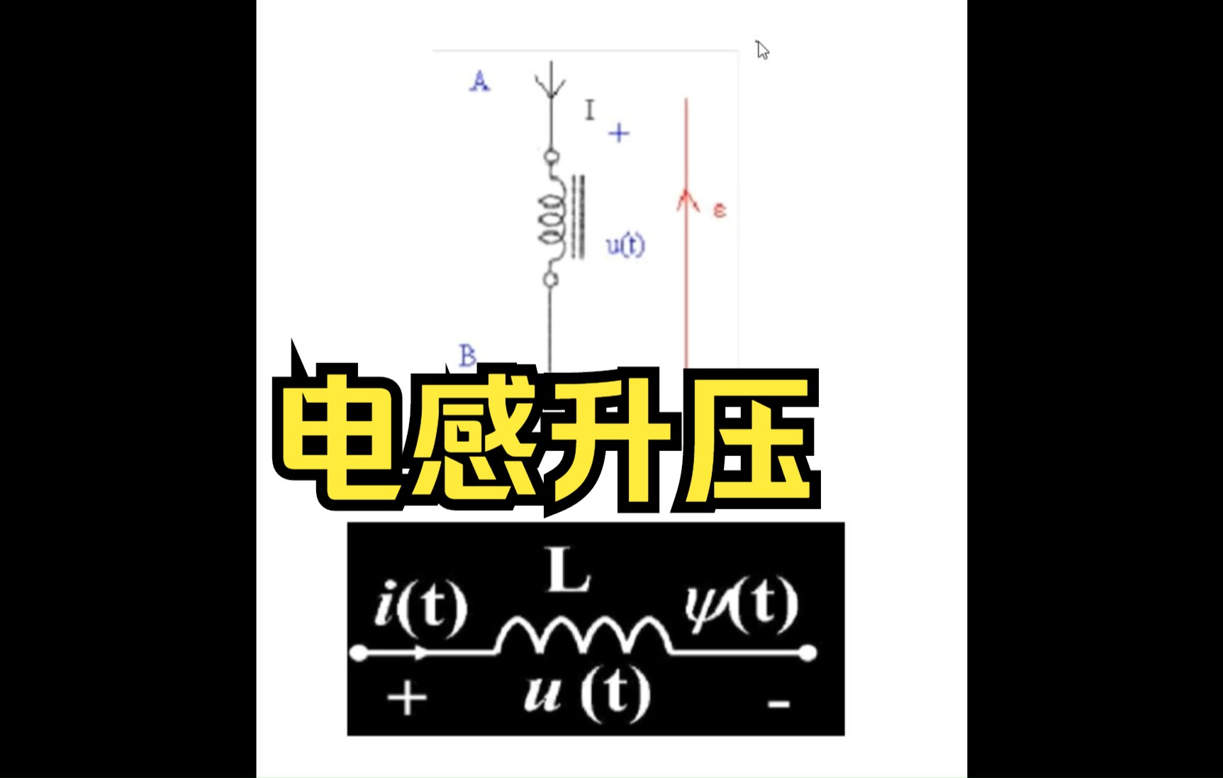 电感升压,电感反向电动势的计算(配音版)