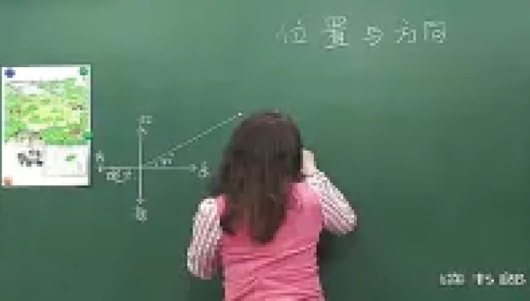 4下2.1 位置与方向 黄冈数学视频小学四年级下册同步教学课堂实录