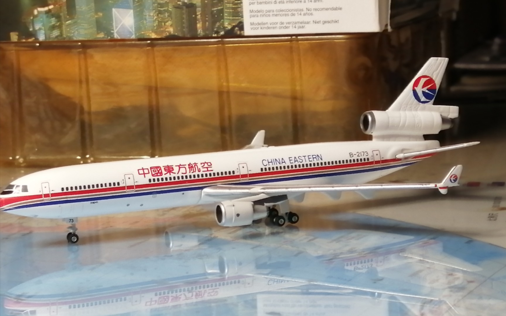 【开箱】PH中国东方航空586航班MD-11客机模型
