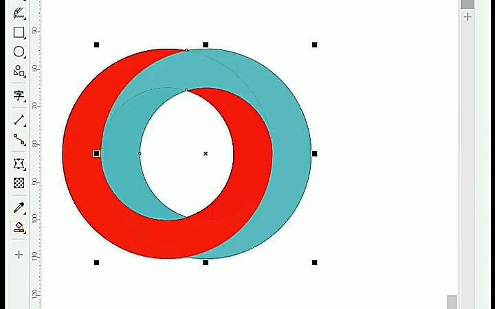 【CorelDRAW入门教学】CDR怎么绘制立体LOGO图形设计 coreldraw...