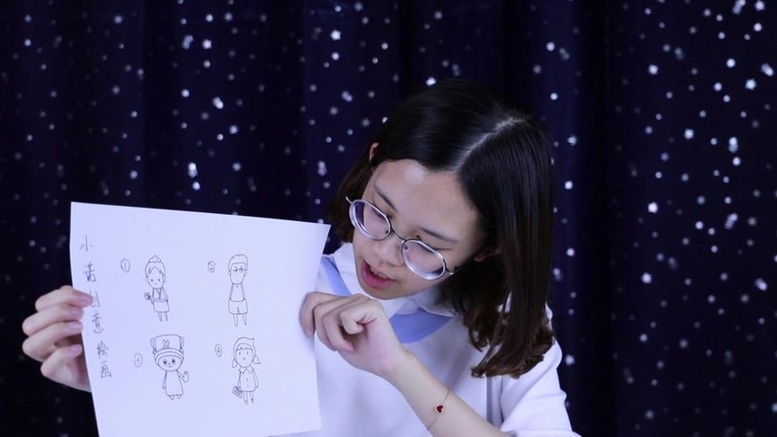 小诺创意绘画:各种萌萌哒卡通小人物,宝宝看了都喜欢,快来学习