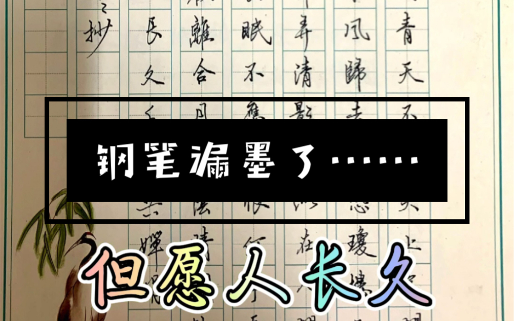 几块钱的钢笔漏墨了,怎么办?