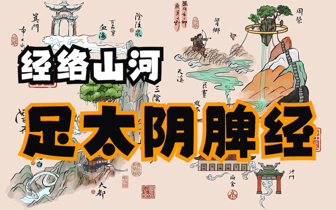 探秘经络山河图——足太阴脾经篇