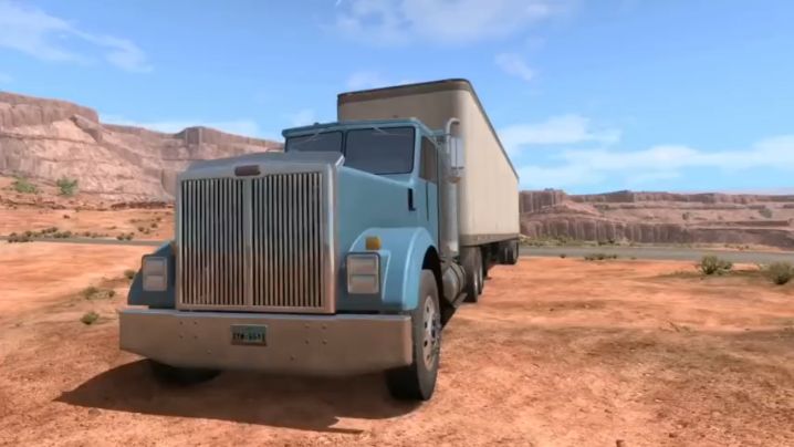 BeamNG:半挂牵引车测试悬挂性能 车祸模拟1.2.1版本