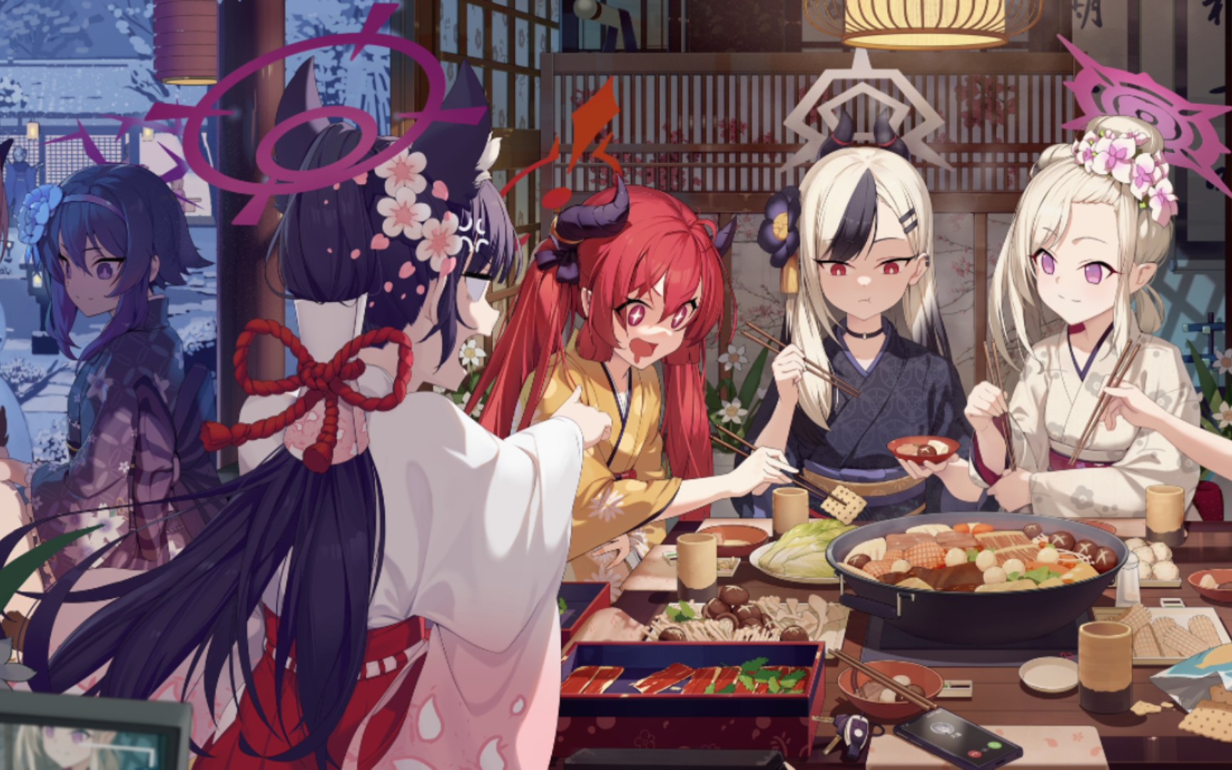 【碧蓝档案】殉职后转生成少女的sensei,新年和她的学生们(除夕篇-03)...