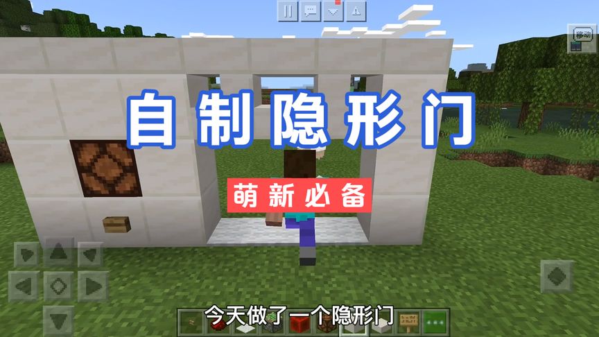 红石科技之我的世界隐形门,你觉得这个隐形门实用吗?