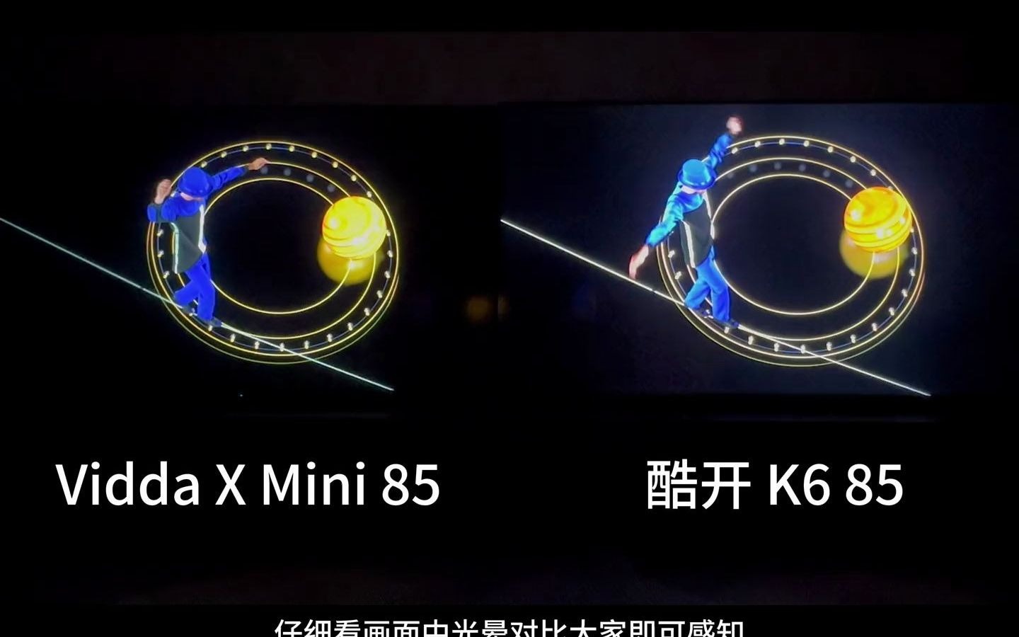 ...吋 VS 酷开 K6 85吋 Vidda电视 MiniLED Viddaxmini 画质调校 酷开K6