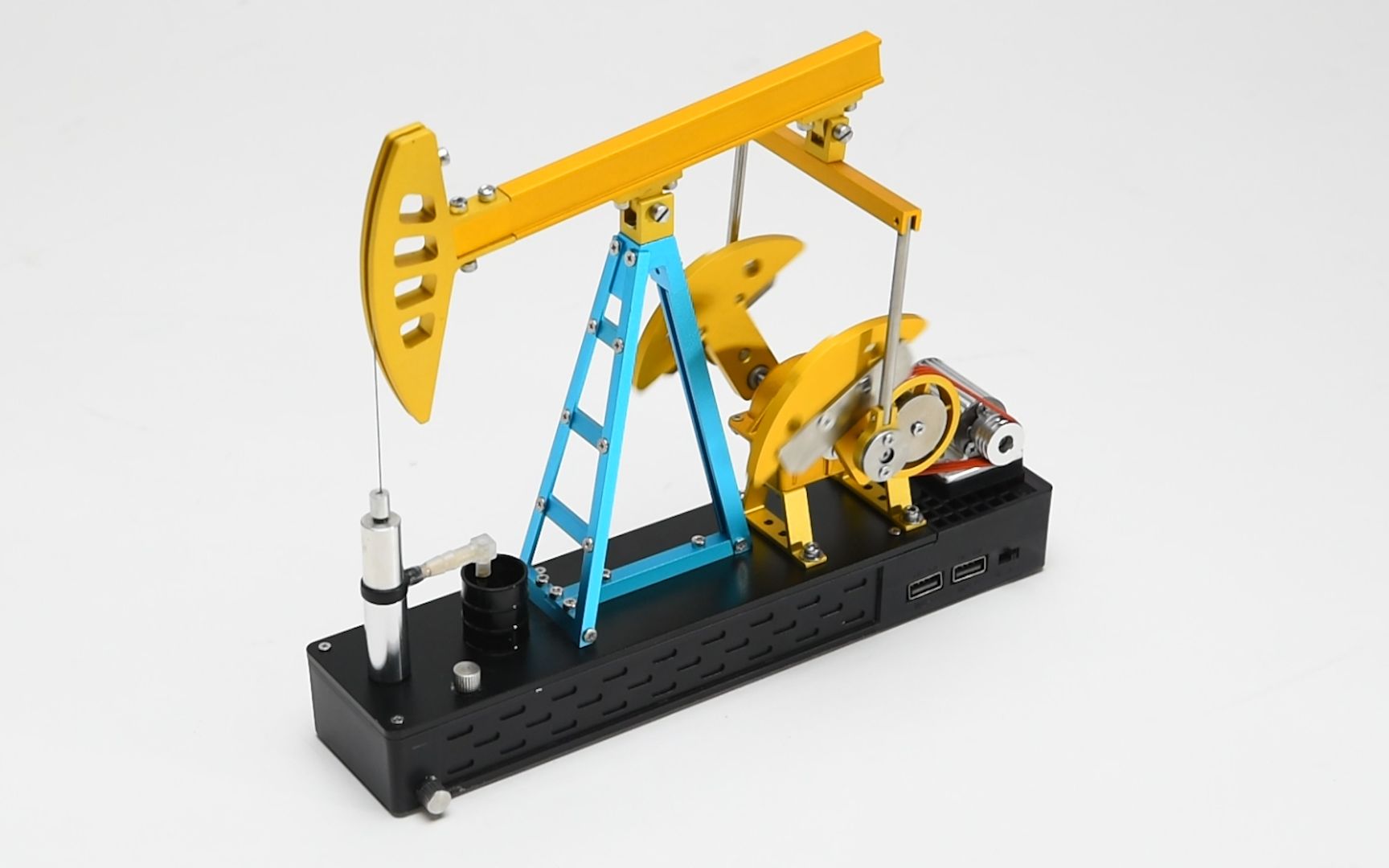 磕头一下多少钱 磕头抽油机迷你仿真金属diy拼装模型