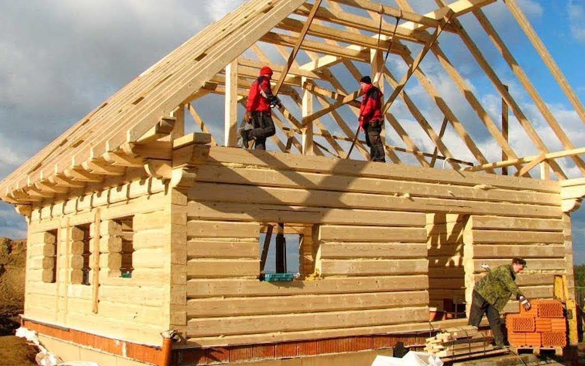 最快的木结构房屋建造,极富创造力的建筑工人