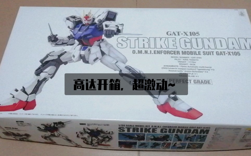 【模型开箱】万代PG强袭高达开箱